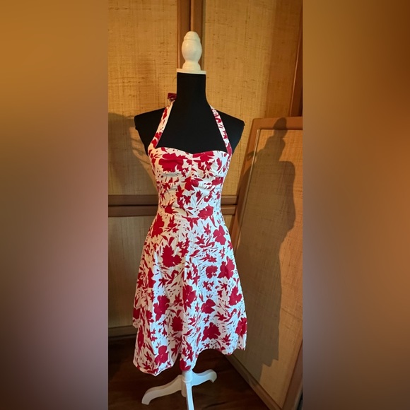 Ruby Rox | Dresses | Ruby Rox Pin Up Style Red Floral Dress Size 3 ...